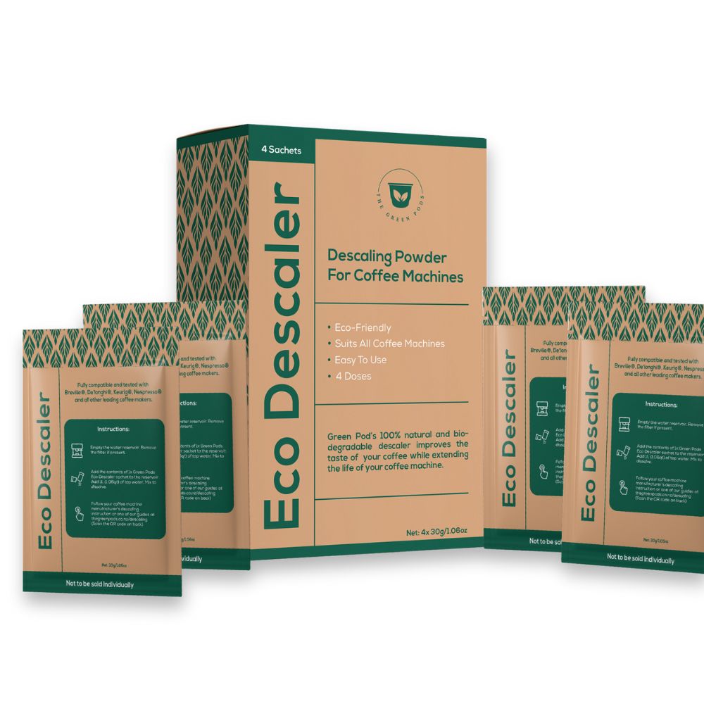 Eco Descaler – Coffee Machine Descaling Powder – Green Pods Australia
