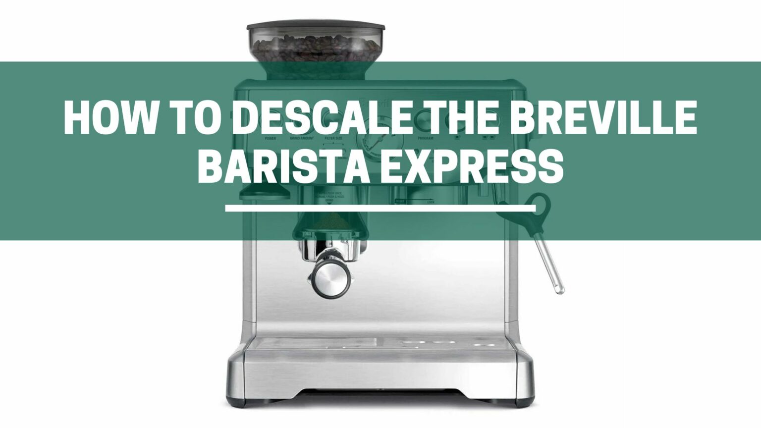 How To Descale A Breville Espresso Machine (All Models!) – Green Pods Australia