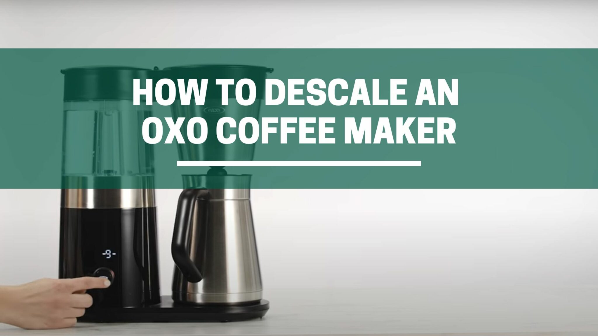 How To Descale Oxo Coffee Maker (3 Simple Steps) – Green Pods Australia